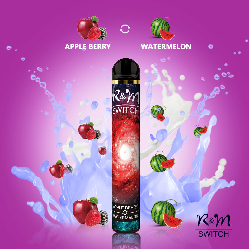 R&M SWITCH(Double Flavors) Esco Bar Vape | Apple Berry/Watermelon from ...