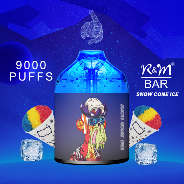 R&M BAR Canada RGB Light 9000 Puffs Disposabe Vape|Original Disposable ...