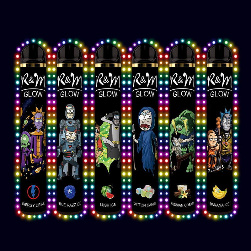 R&M GLOW 2800 Puffs Rick and Morty Vape from China manufacturer - R&M ...